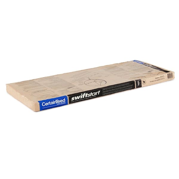 CertainTeed SwiftStart 100-lin ft. Black Asphalt Roofing Starter ...