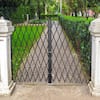 VEVOR Double Folding Security Gate 87 in. H x 150 in. W Steel Accordion ...