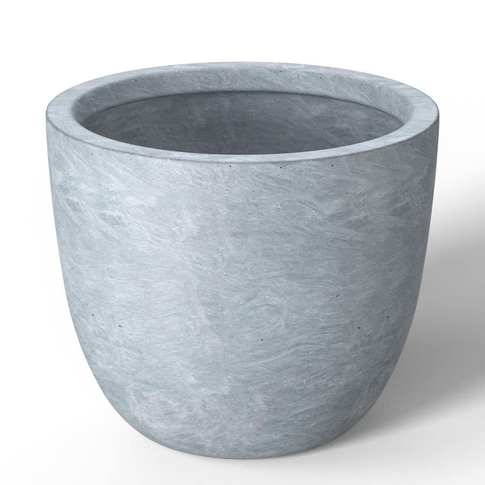 Sapcrete 18 in. Large Soft Slate(Enhanced Interior) Concrete Round ...