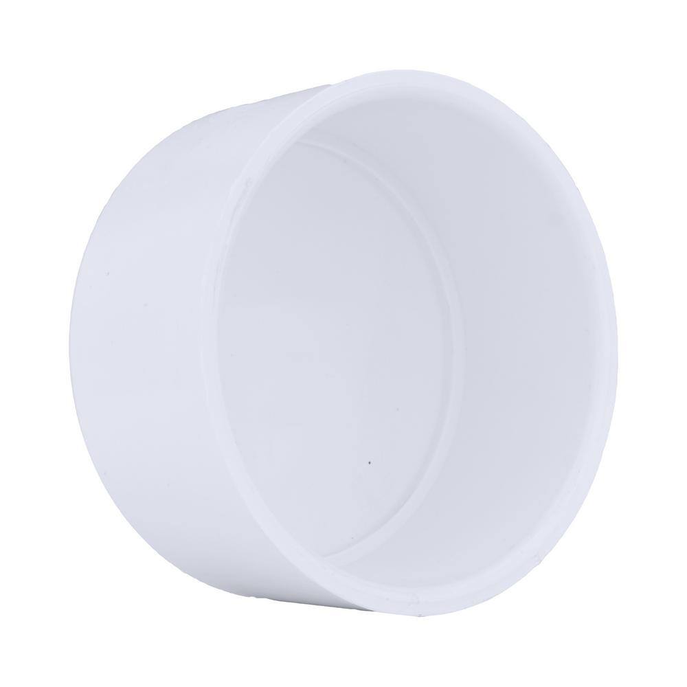 Charlotte Pipe 1/2 in. PVC Sch. 40 FPT Cap PVC021170800HD - The Home Depot