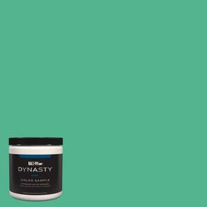 BEHR PREMIUM PLUS 1 gal. #MQ4-16 Aruba Green Satin Enamel Exterior ...