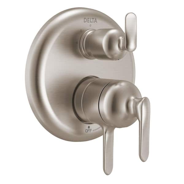 Delta Bonacci 3-Setting Integrated Diverter 3-Handle Valve Trim Kit in ...