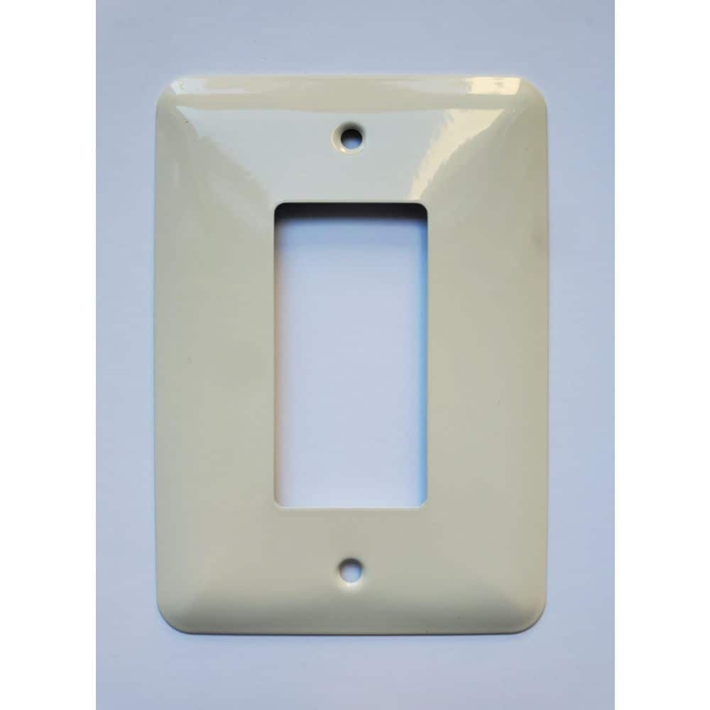 Mulberry Light Almond 1-Gang Decorator Rocker Wall Plate (1-Pack) 45761 ...