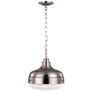 Generation Lighting Cadence 8 in. W. 1-Light Dark Antique Brass/Matte ...