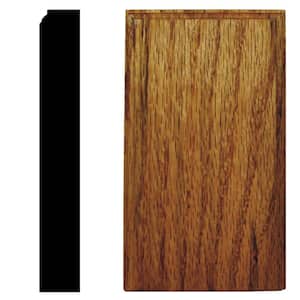 HOUSE OF FARA 7/8 in. x 2-1/2 in. x 5 in. Oak Honey Oak Stained Plinth ...