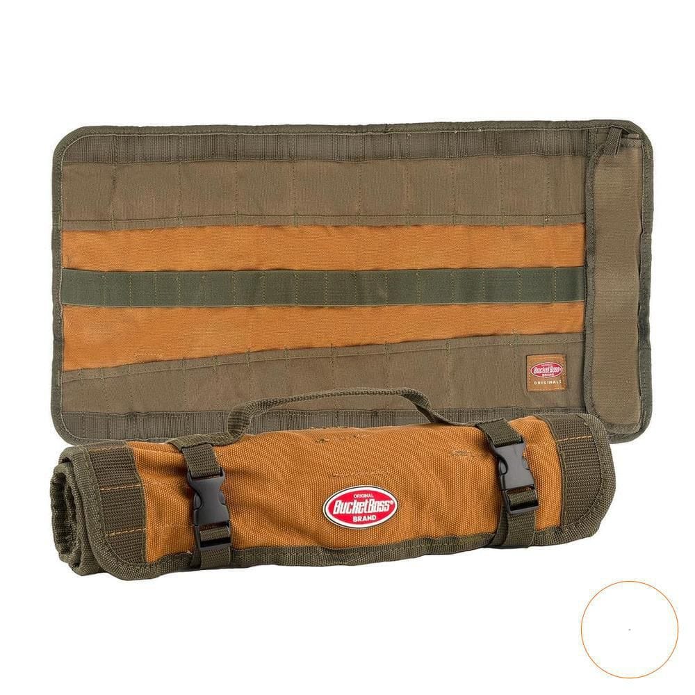 BUCKET BOSS 26 in. Tool Bag Roll with 25 Pockets (2-Count) - The Home Depot
