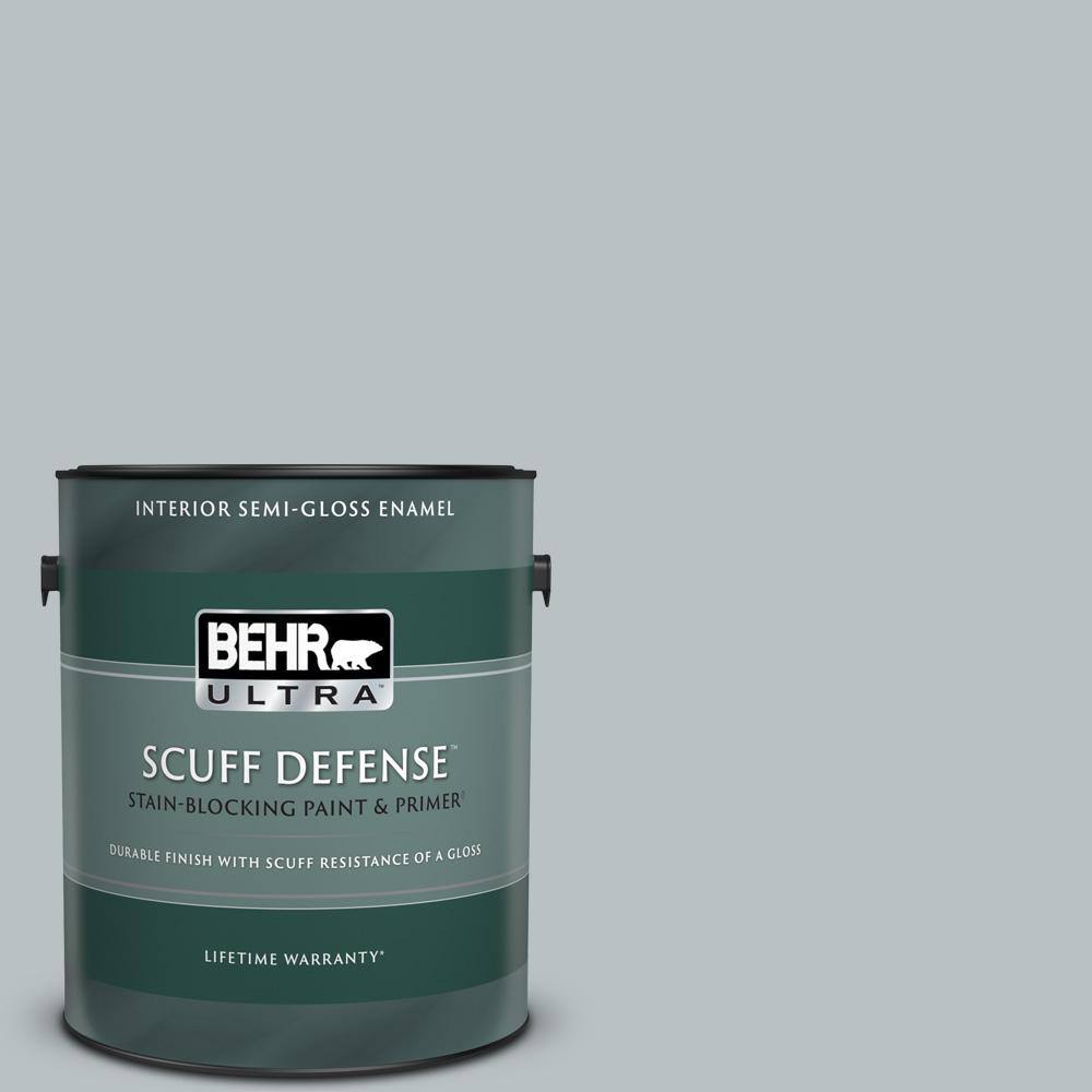 BEHR ULTRA 1 gal. #MQ5-31 Distant Star Extra Durable Semi-Gloss Enamel ...