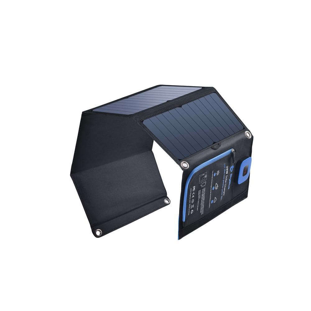 BigBlue 28-Watt Solar Panels, Portable Battery Charger, Compatible with ...
