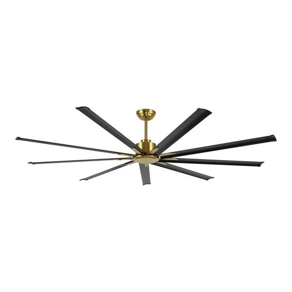 Reviews for MLiAN 96 in. 9-Blades Indoor Ceiling Fan in Black and Gold ...