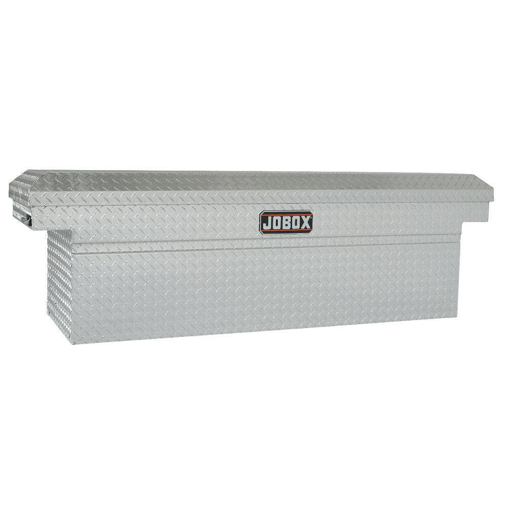 Crescent Jobox 72 Diamond Plate Aluminum Full Size Crossbed Truck Tool ...
