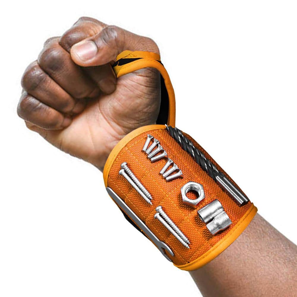 Big Red Magnetic Wristband - Ultimate 16-MagnetThumb Style Tool Holder ...