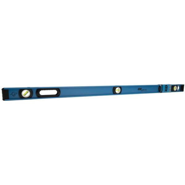 OX TOOLS 48 in. W Aluminum Box Beam Level - Magnetic OX-T501748 - The ...