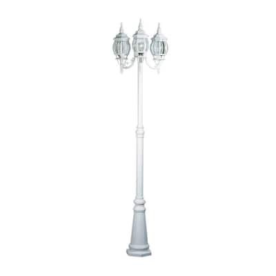 White - Post Lighting - Outdoor Lighting - The Home Depot