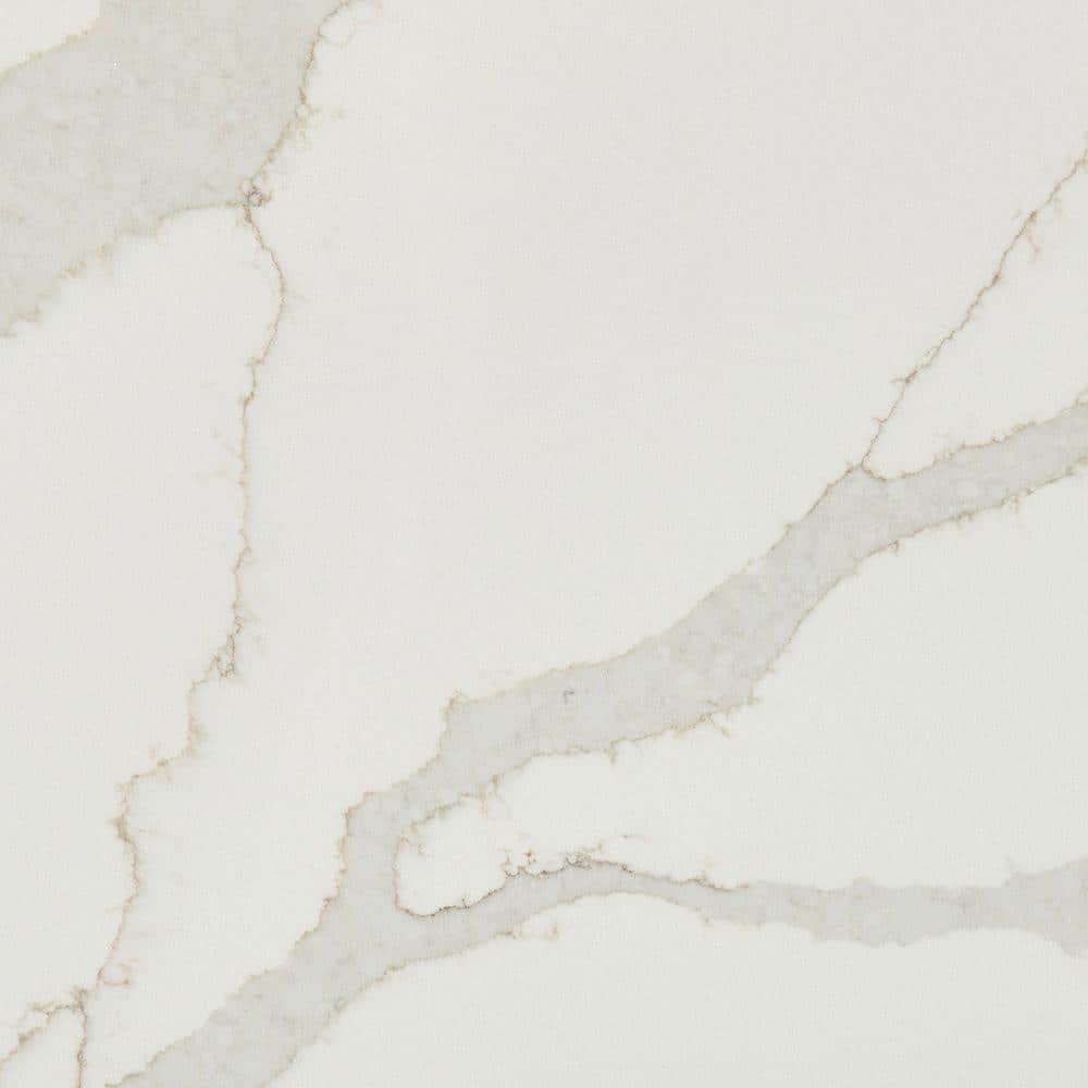 STONEMARK Quartz Countertop Sample in Calacatta Idillio P-QSL-IDILIO ...