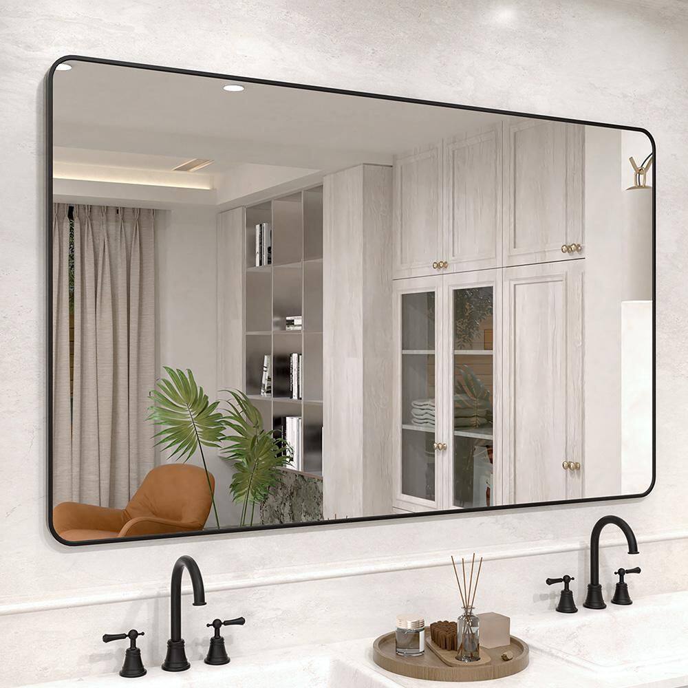 Sylanor Vista 60 in. W x 36 in. H Rectangular Framed Wall Bathroom ...