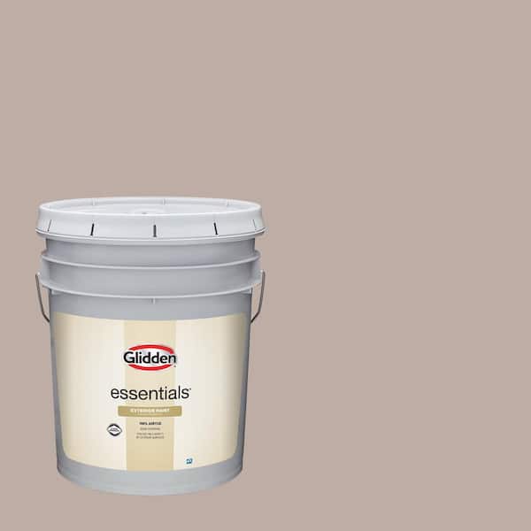 Glidden Essentials 5 gal. PPG1075-4 Thumper Flat Exterior Paint PPG1075 ...