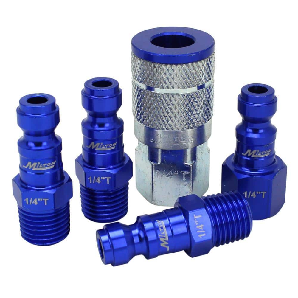 Milton Industries, Inc. ColorFit by Milton Coupler and Plug Kit T-Style ...
