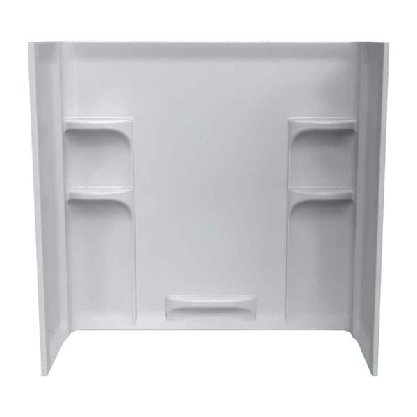 American Standard Ovation Curved 30 in. x 60 in. x 60 in. 3-Piece ...