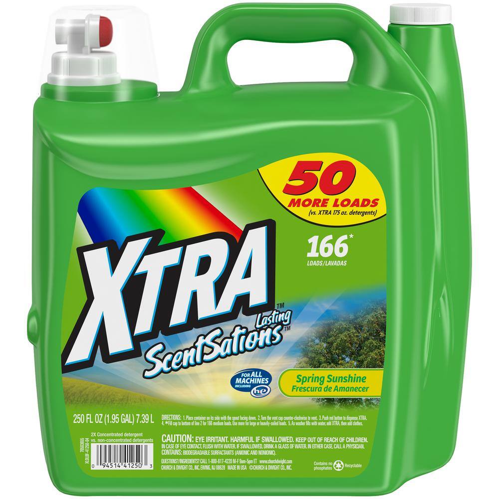 Reviews for Xtra 250 oz. Spring Sunshine 2X Liquid Laundry Detergent ...