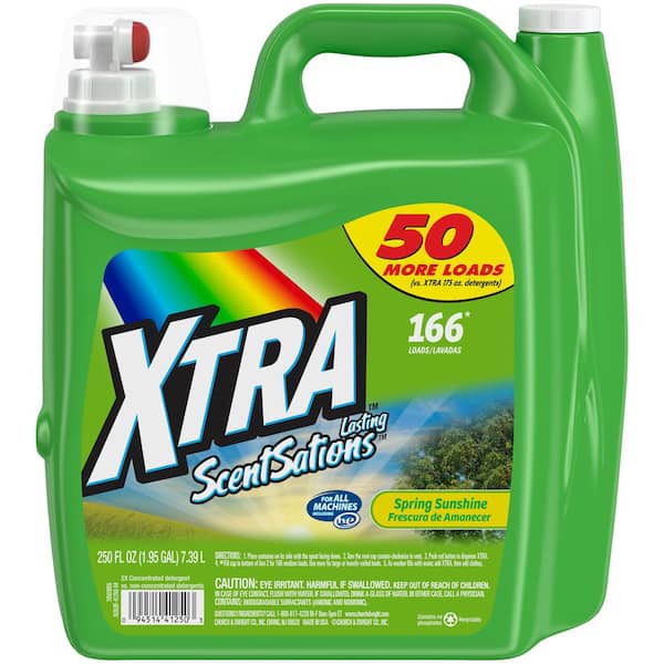 Reviews for Xtra 250 oz. Spring Sunshine 2X Liquid Laundry Detergent ...