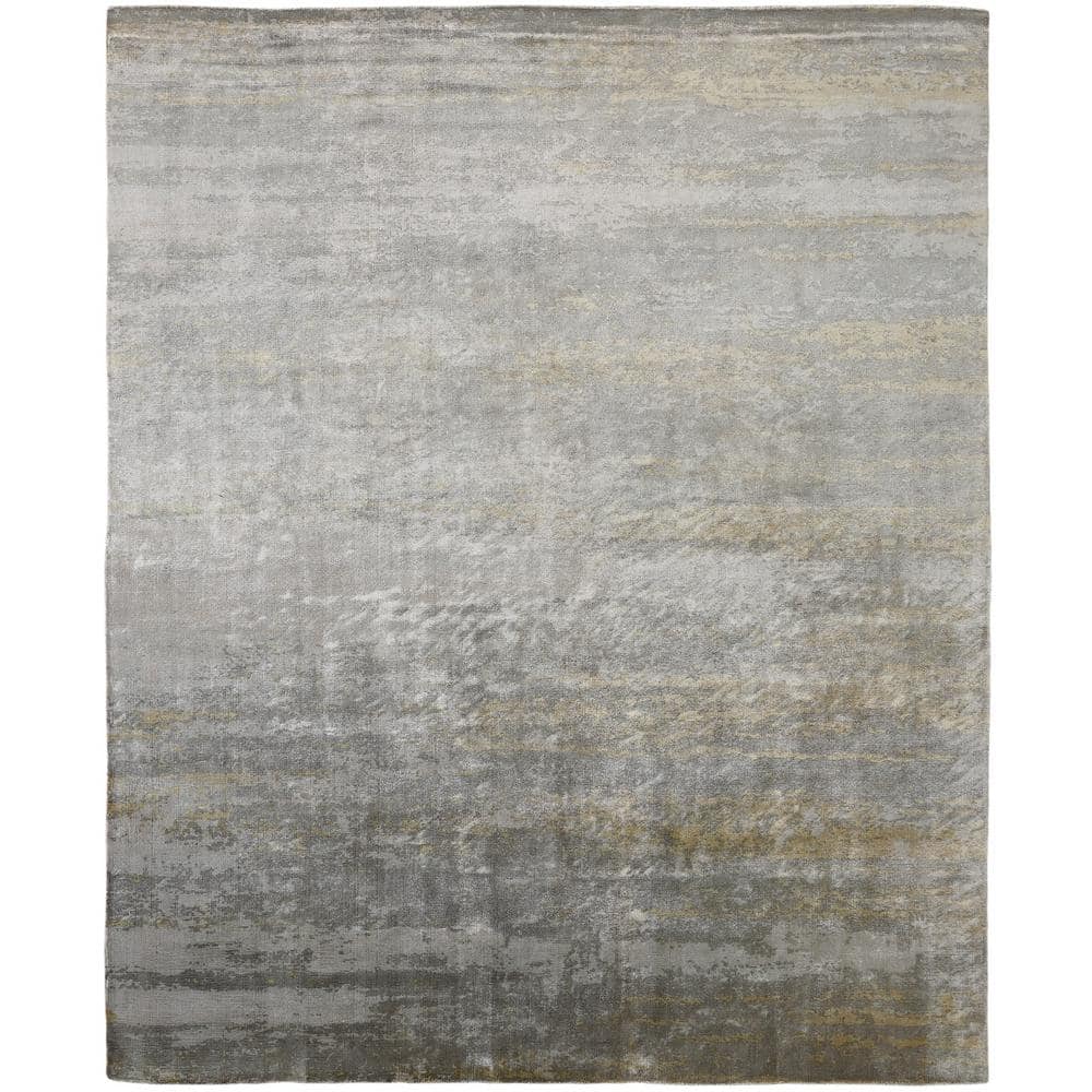 KALATY Shadow Gray 3 ft. 6 in. x 5 ft. 6 in. Area Rug RY-060 46 - The ...