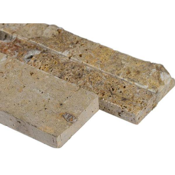 Buy Picasso Ledger Panel 4 in. x 4 in. Natural Travertine Wall Tile - 4 ...