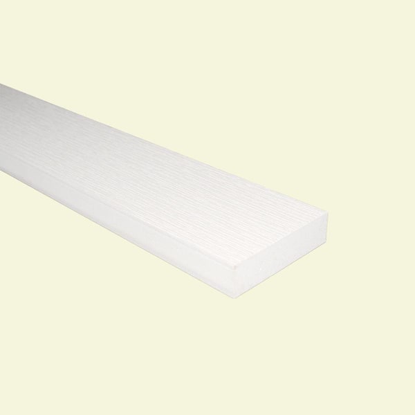 AZEK Trim 1 in. x 3-1/2 in. x 8 ft. Frontier Trim PVC Board 739651 ...