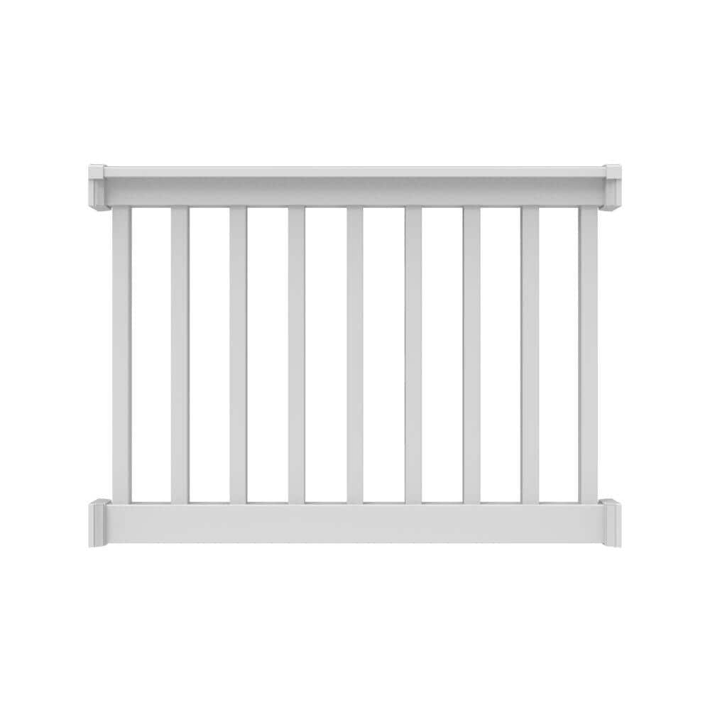 RDI Finyl Line 4 ft. x 36 in. H T-Top Level Rail Kit in White 73019536 ...