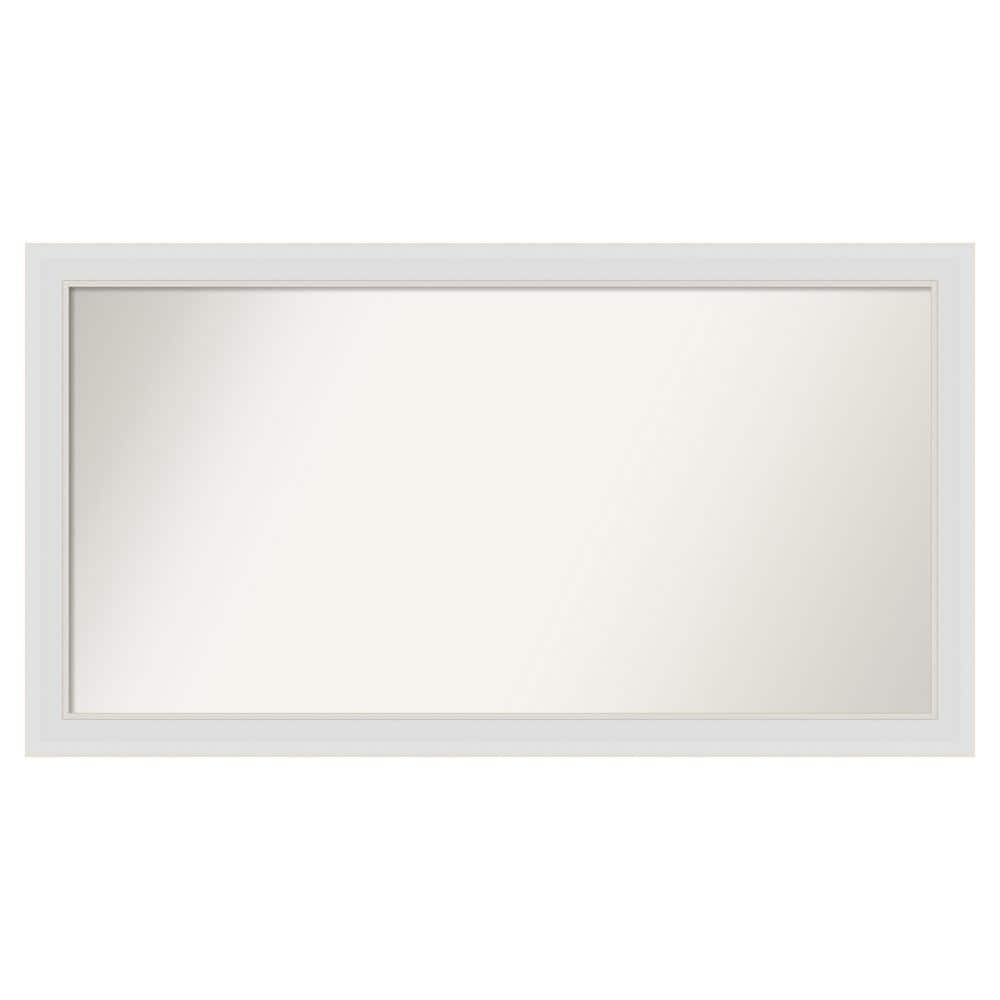 Amanti Art Flair Soft White Narrow 48 in. x 26 in. Custom Non-Beveled ...