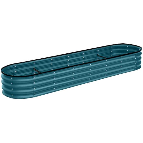 Reviews for Best Choice Products 8 ft. x 2 ft. x 1 ft. Peacock Blue ...
