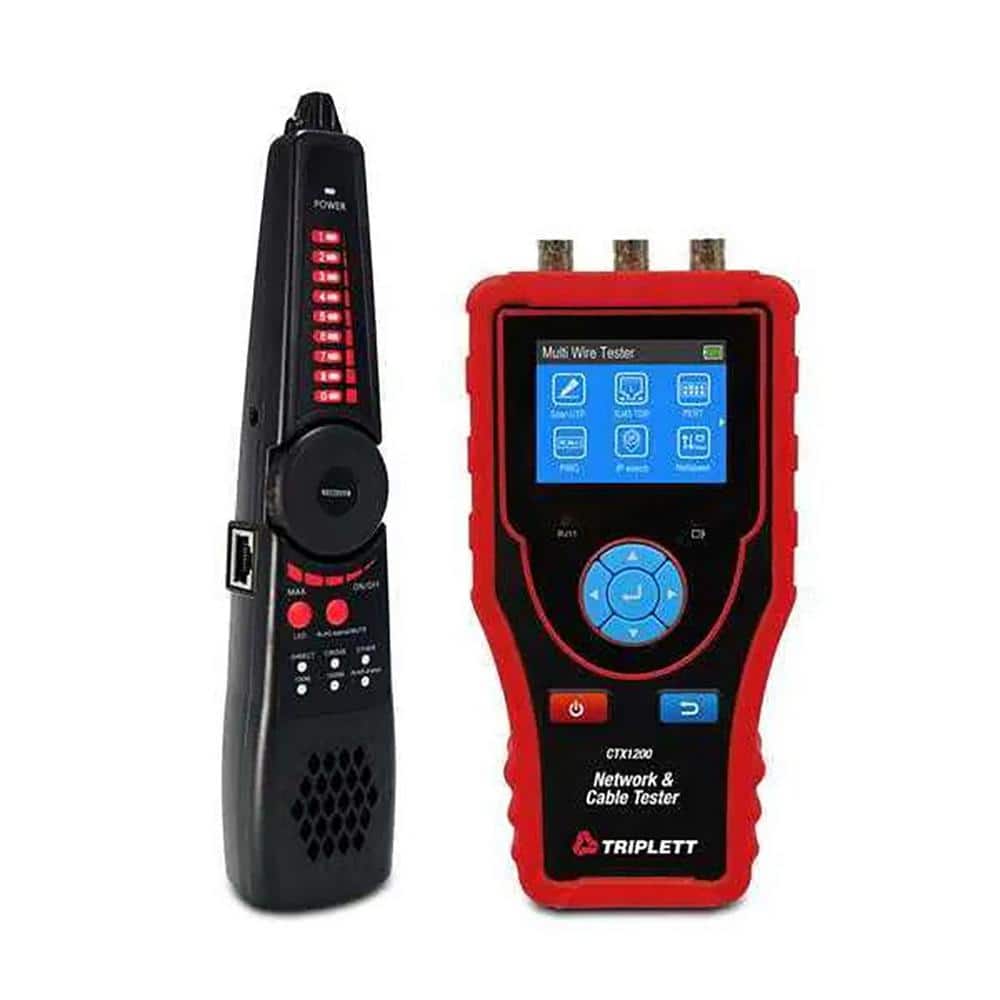 TRIPLETT Network & Cable Tester with Probe CTX1200 - The Home Depot