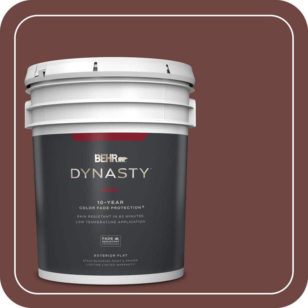 BEHR DYNASTY 5 gal. #S-G-710 Hawaiian Cinder Flat Exterior Stain ...