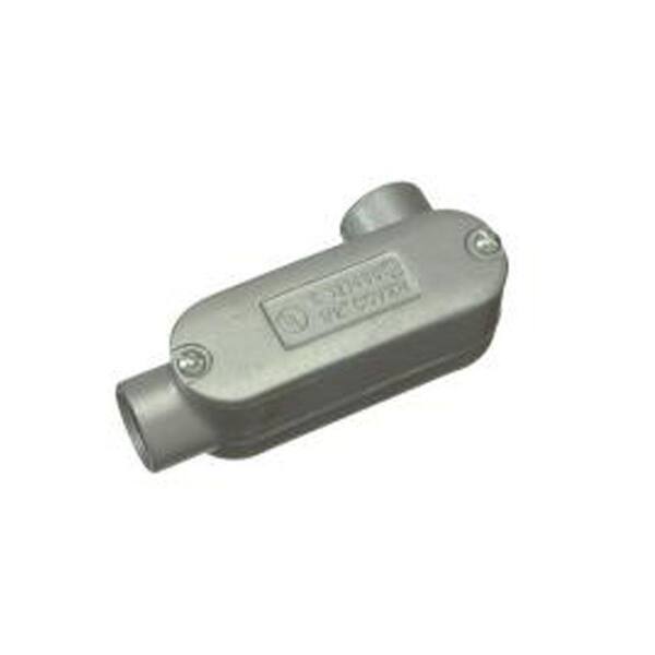 RACO Rigid/IMC 1 in. Type LR Conduit Body EALR-3CG-2 - The Home Depot