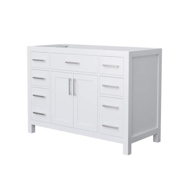 Wyndham Collection Beckett 47.25 in. Bath Vanity Cabinet without Top in ...