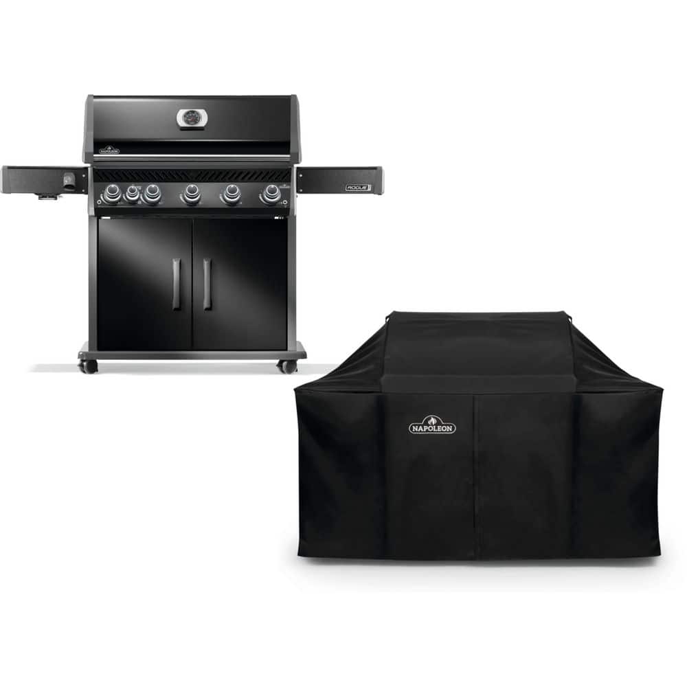 Reviews for NAPOLEON Rogue PRO 625 5-Burner Propane Gas Grill in Black ...