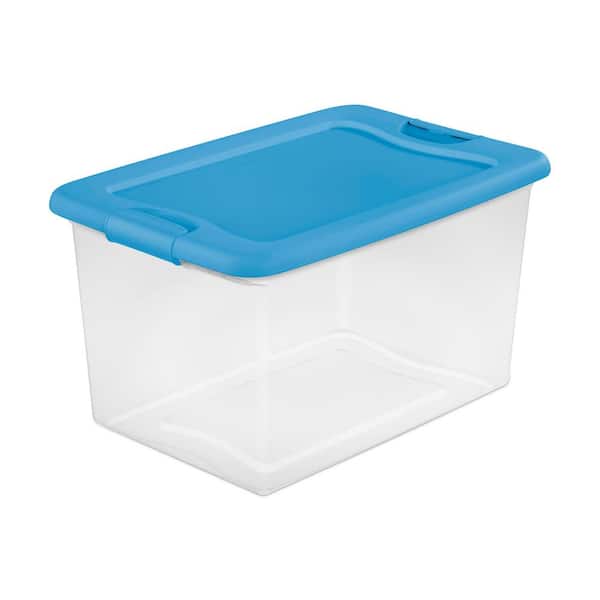 Sterilite 64 qt. /61 L Latching Box-Storage Tote 14974906 - The Home Depot