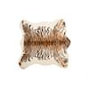 LUXE L 100% FAUX FUR Faux Tiger 4. 25 ft. x 5 ft. Cowhide Rug ...