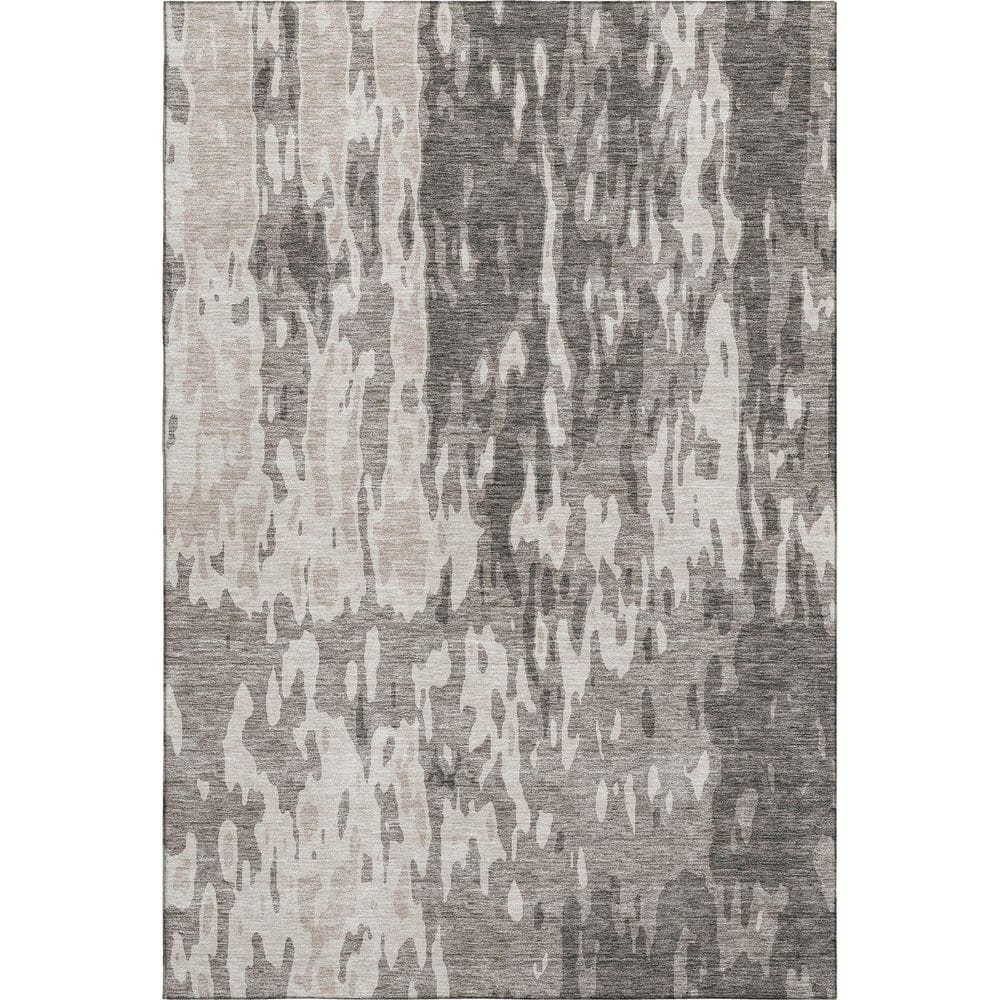 Addison Rugs Mayfield Premium Machine Washable Abstract AMF957 Taupe 8 ...