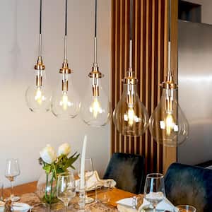 Uolfin Transitional Bell Kitchen Island Pendant Light 1-Light Black and ...