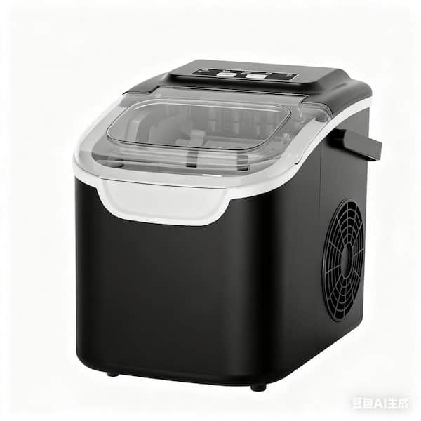 COWSAR 8.66 in. 26 lb. Portable Ice Maker Bullet Ice Machine with ...