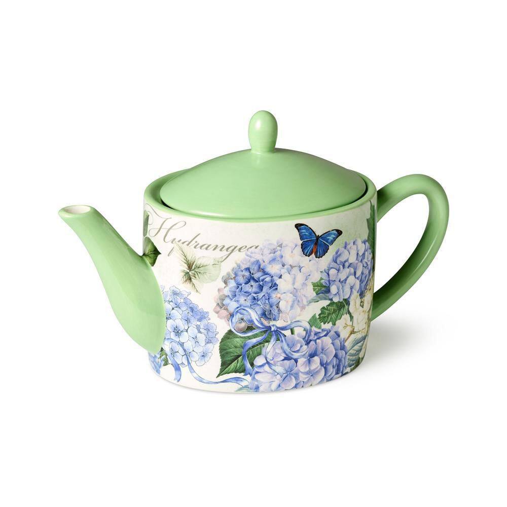 Certified International Garden Path 5-Cup 40 oz. Ceramic Teapot 34826 ...