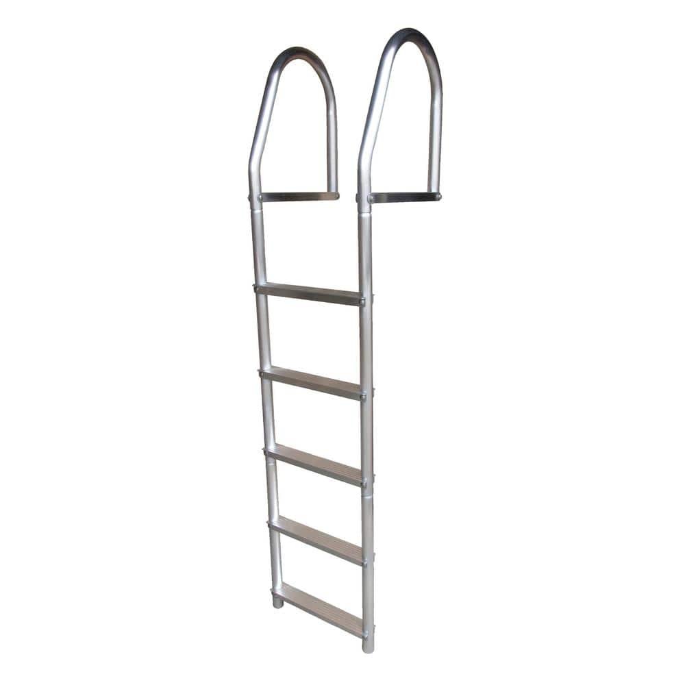 Dock Edge Dock Ladder 5-Step Standard Straight Aluminum Dock Ladder ...