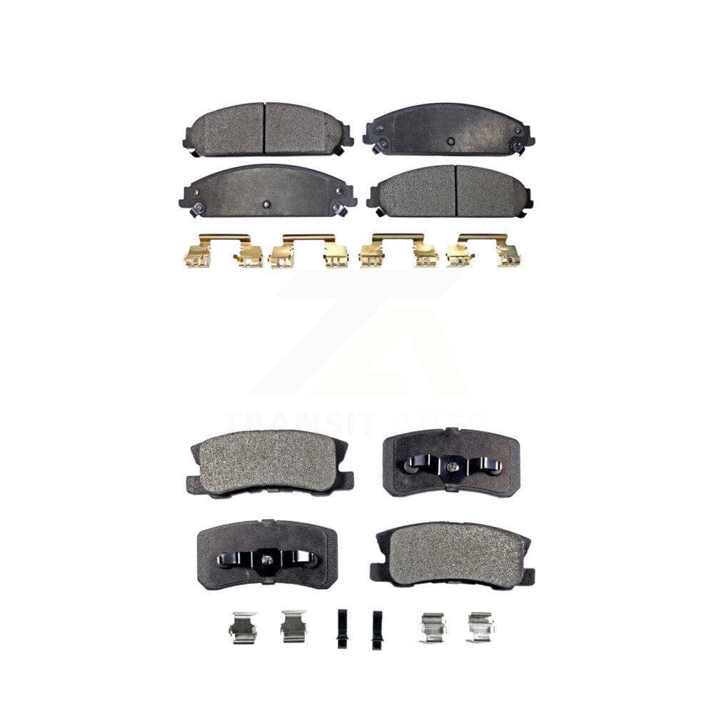 TEC Front Rear Ceramic Brake Pads Kit For 2008-2009 Dodge Caliber SRT-4 ...
