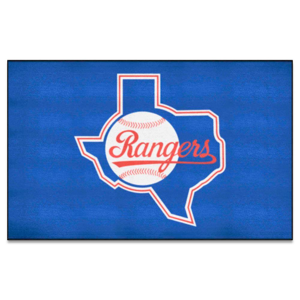 FANMATS Texas Rangers Ulti-Mat Rug - 5ft. x 8ft. 37367 - The Home Depot