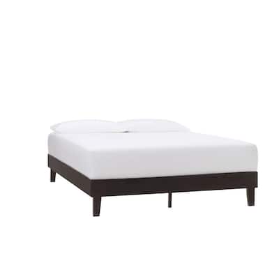 Wood Queen Platform Bed No Headboard - Hanaposy