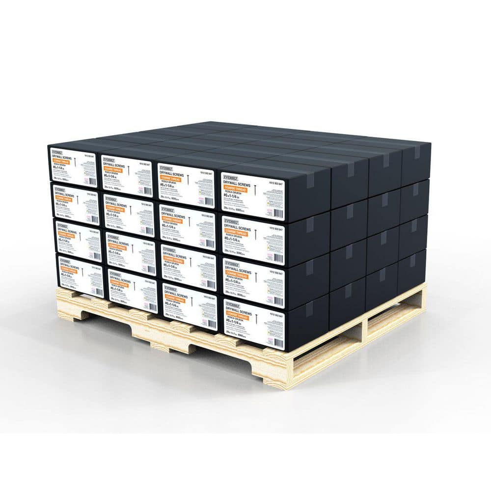 Everbilt #6 x 1-1/4 2.65 mm Coarse Thread Phillips Phosphate Drywall ...