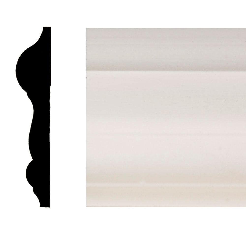 Builder's Choice LWM 297 5/8 in. x 3 in. MDF Chair Rail Moulding ...