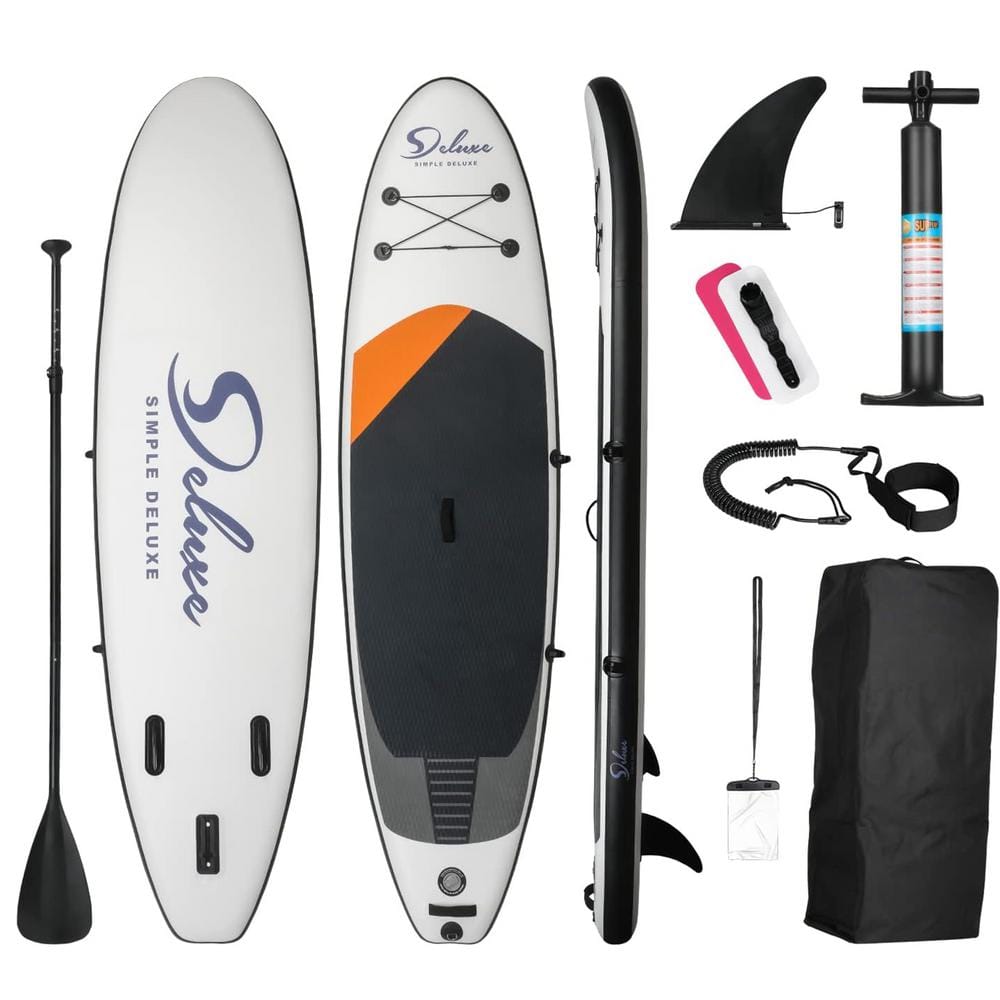 11 ft. Inflatable Stand Up Paddle Board Sup Surf Board with Paddle ...