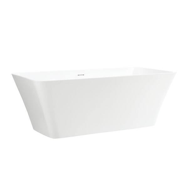 Vanity Art Nantes 67 in. x 30 in. Acrylic Freestanding Soaking Bathtub ...