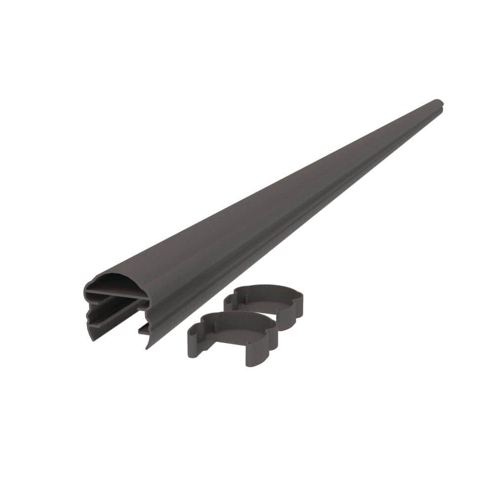 RDI Avalon 8 ft. Aged Bronze Aluminum Pellinore Top Rail 73019462 - The ...